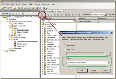 Dinesh's Blog :::: Being Compiled ::::: Analysis Services Security: DENY does not override GRANT